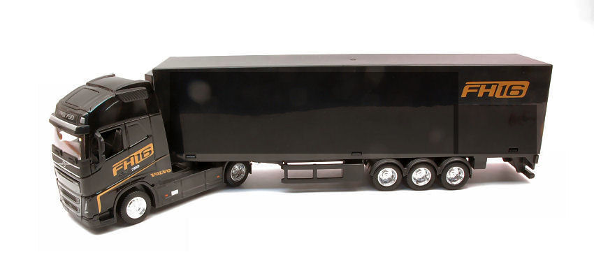 Modellino camion truck lorry scala 1/43 Burago VOLVO FH16 GLOBETROTTER ...