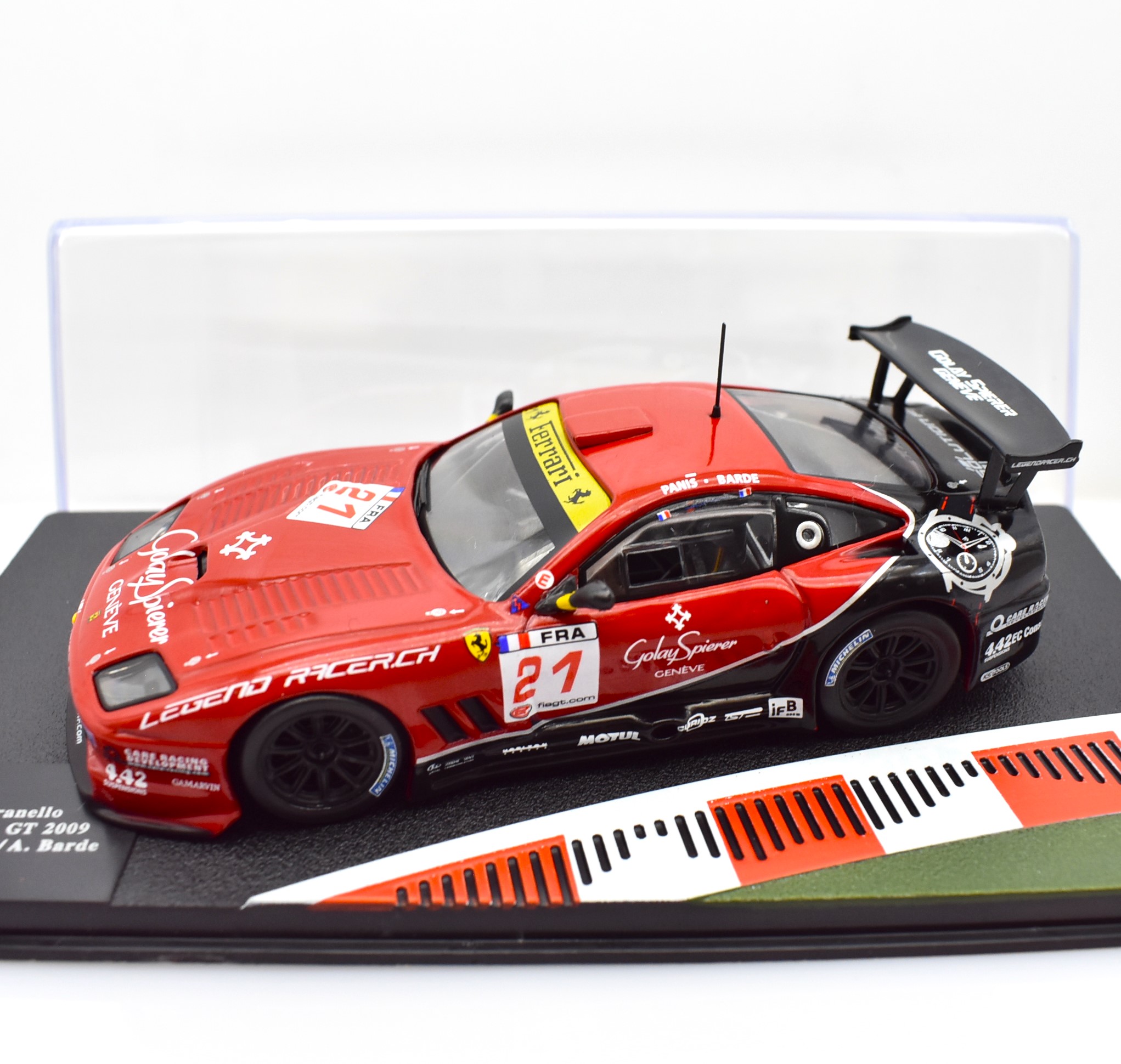 Modellino auto Ferrari 550 Maranello BB racing collection 1:43 ixo ...