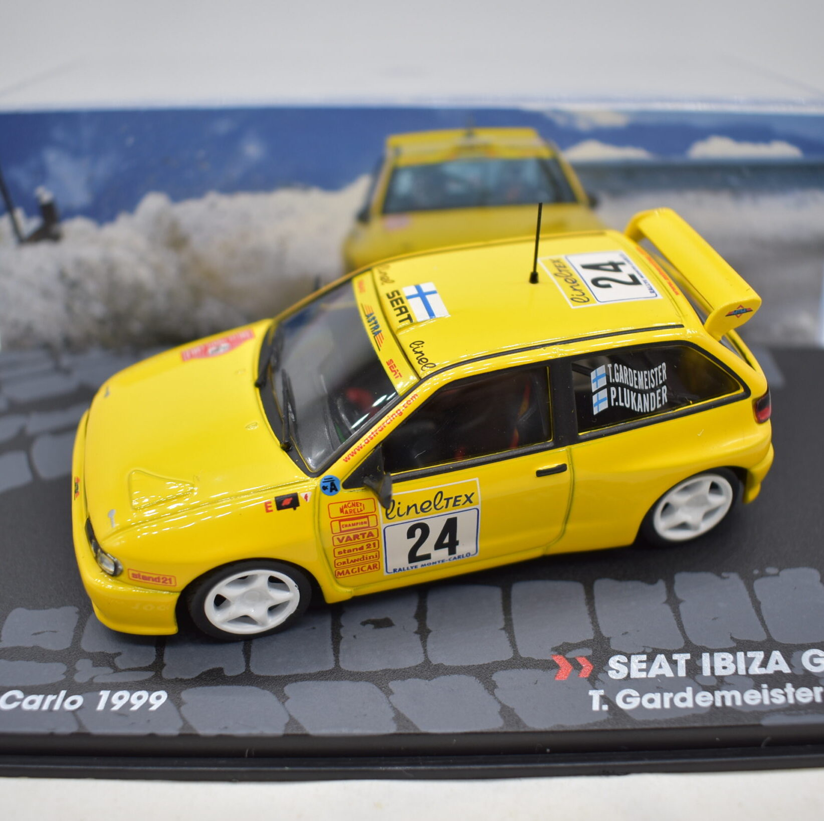 Modellino auto Rally Wrc scala 1:43 SEAT IBIZA GTI KIT CAR modellismo ...