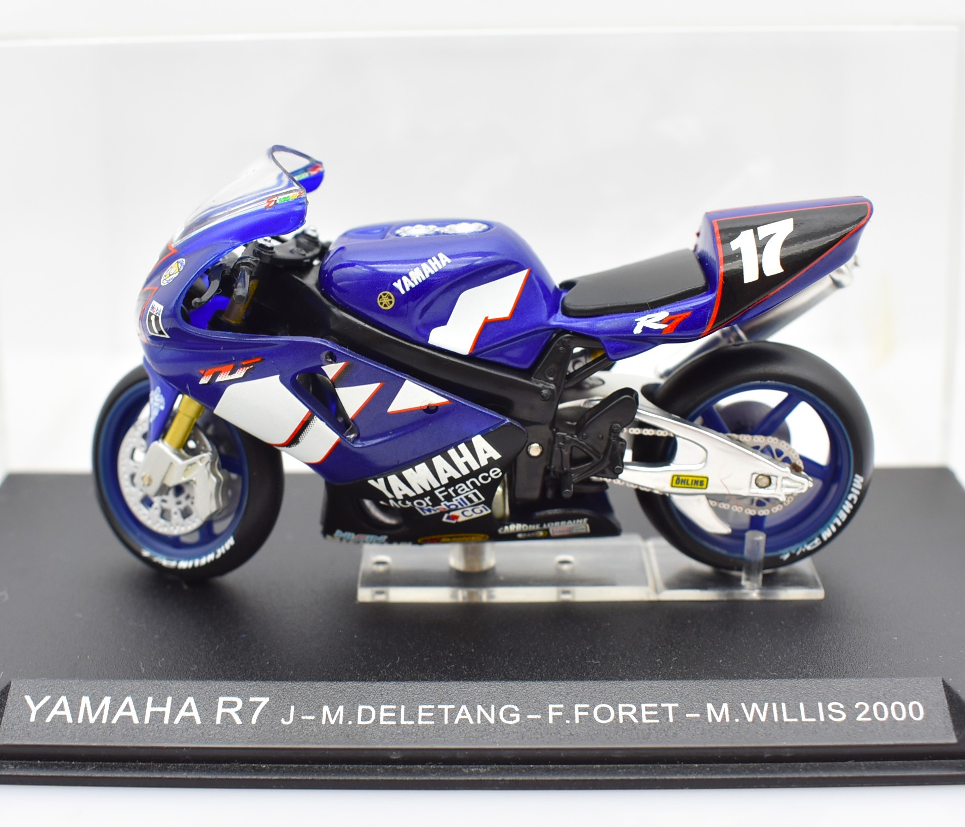 modellini moto scala 1:24 YAMAHA R7 diecast collezione edicola de ...