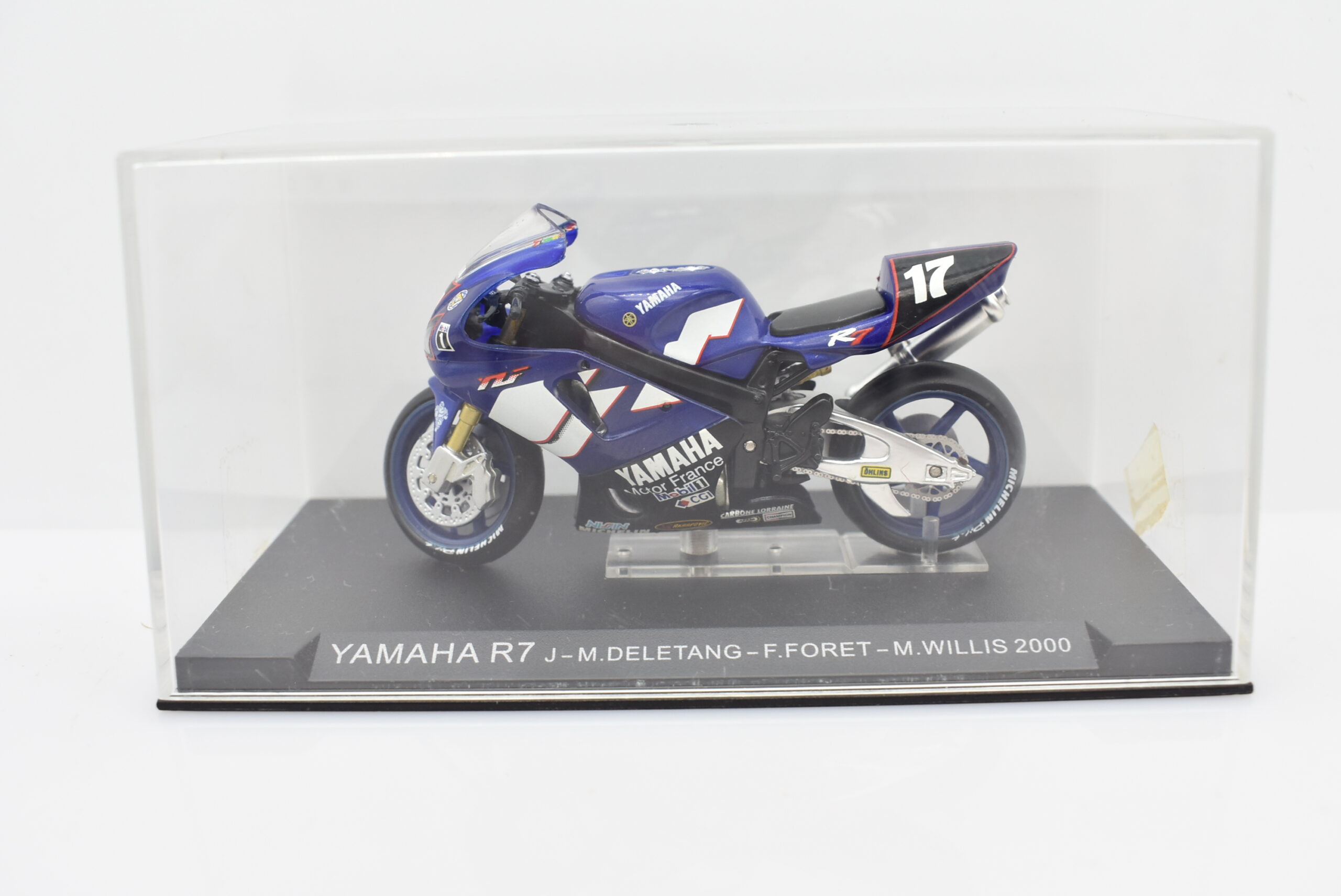 modellini moto scala 1:24 YAMAHA R7 diecast collezione edicola de ...