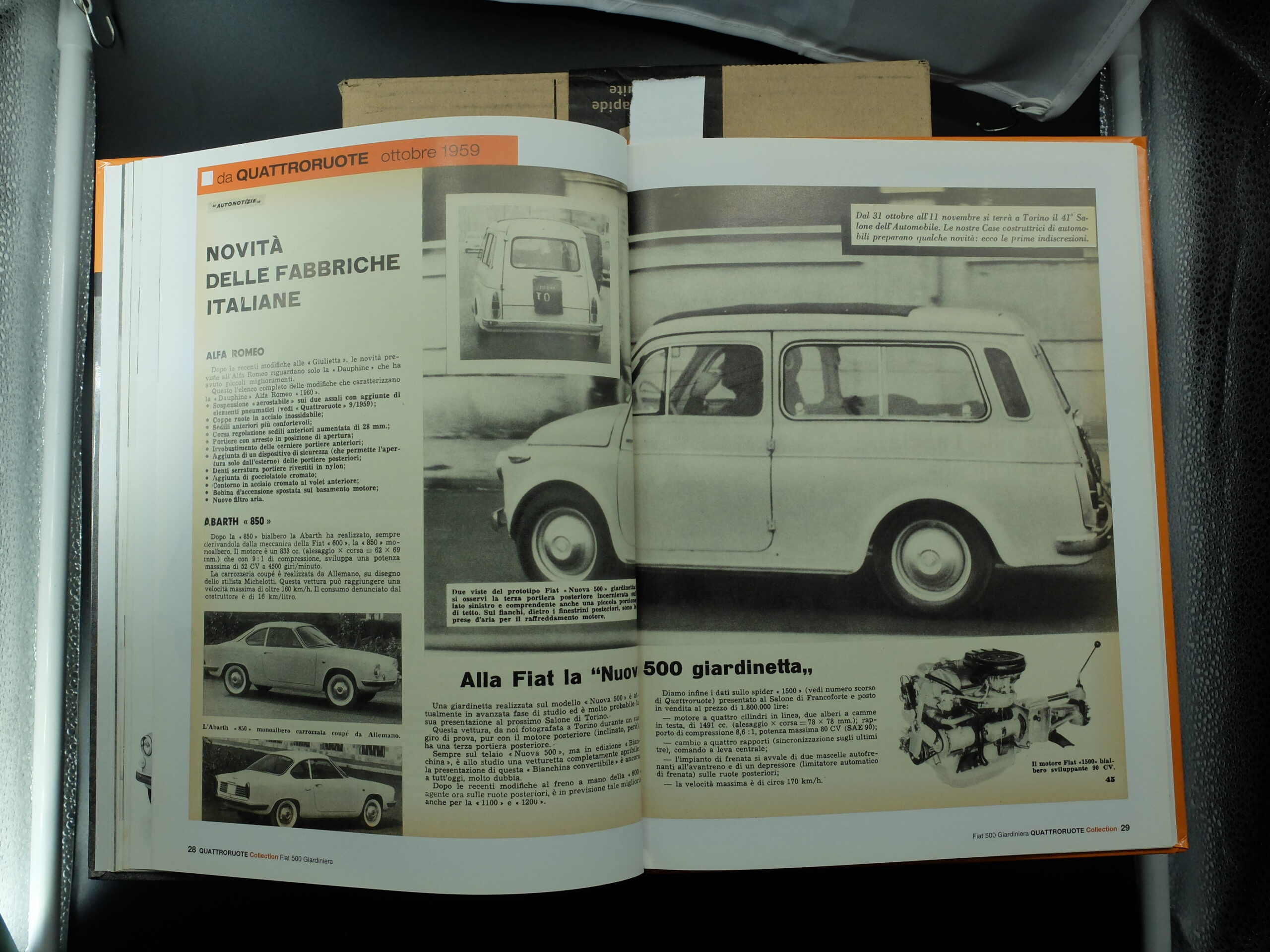 fascicolo Quattroruote Collection FIAT 500 GIARDINIERA modellino auto 1 ...